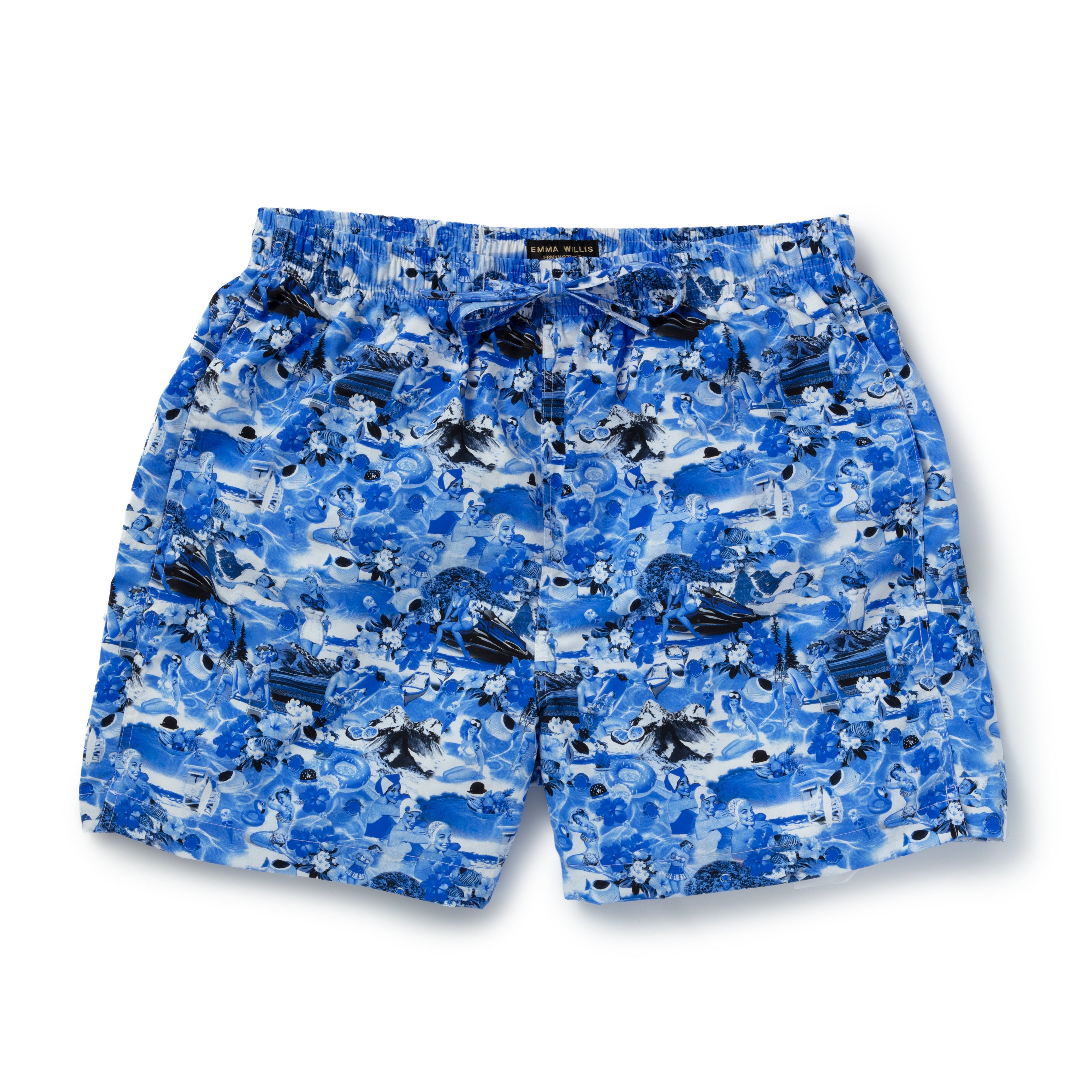 Blue Bathers Swimming Trunks - New